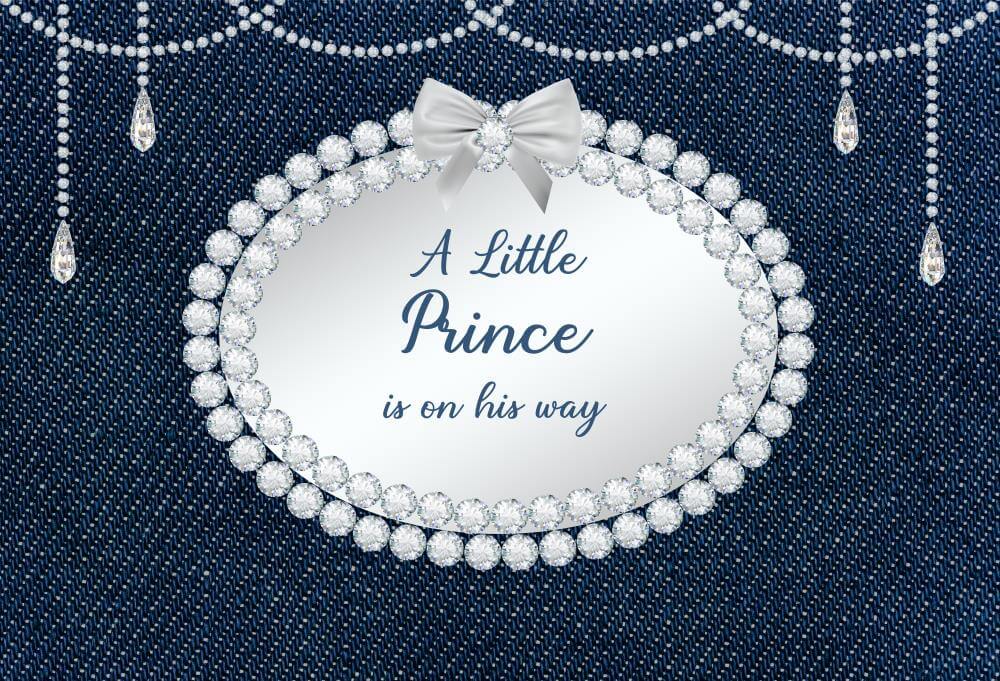 Denim & Diamonds Theme Party Backdrop – ubackdrops