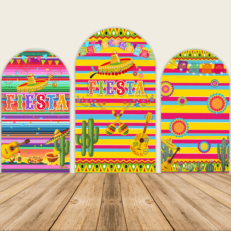 Fiesta Theme Party Decoration Chiara Backdrop Arched Wall Covers ONLY ...