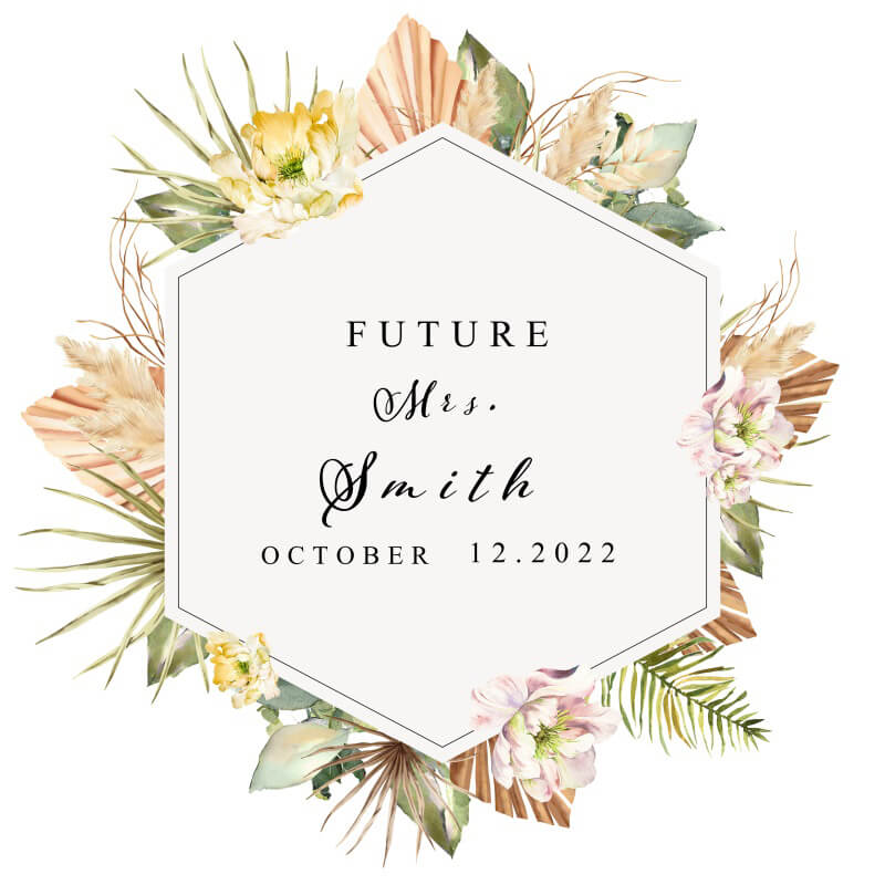 Future Mrs Photo Backdrop Boho Bridal Shower Backdrop – ubackdrops