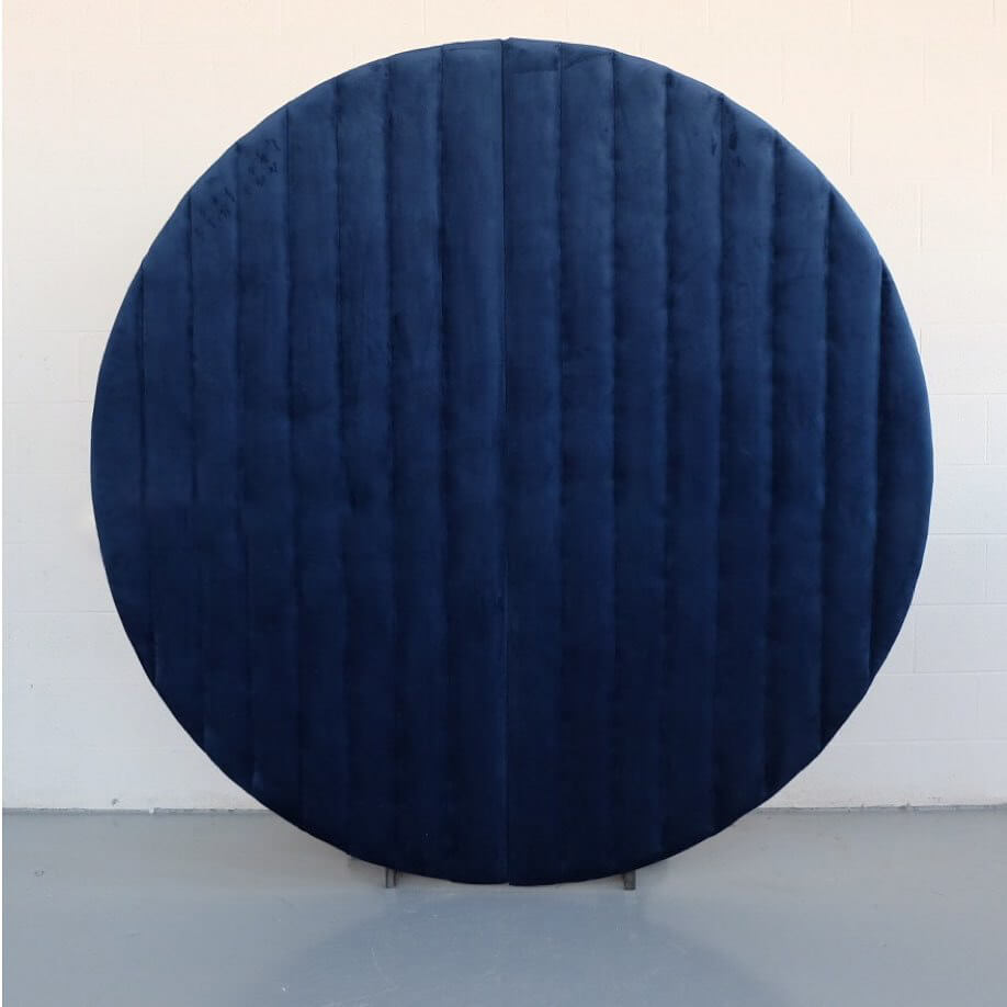 Royal Blue Velvet Round Backdrop Cover with Stand | FREE SHIPPING ...
